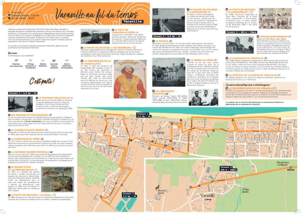 Le circuit historique "Varaville au fil du temps" - Mairie de Varaville